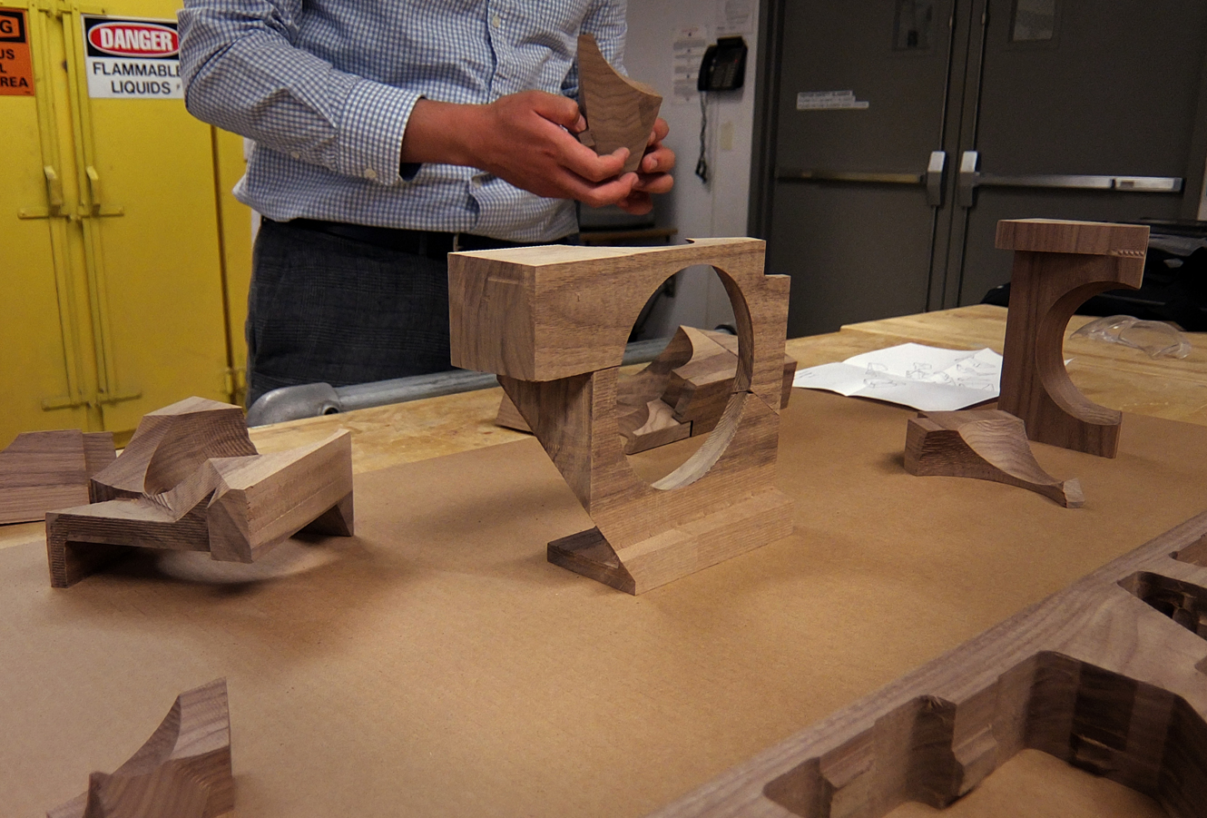 Complex Walnut Parts on the CNC
