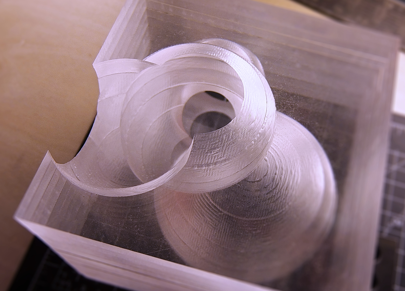 CNC Routing Acrylic Sections