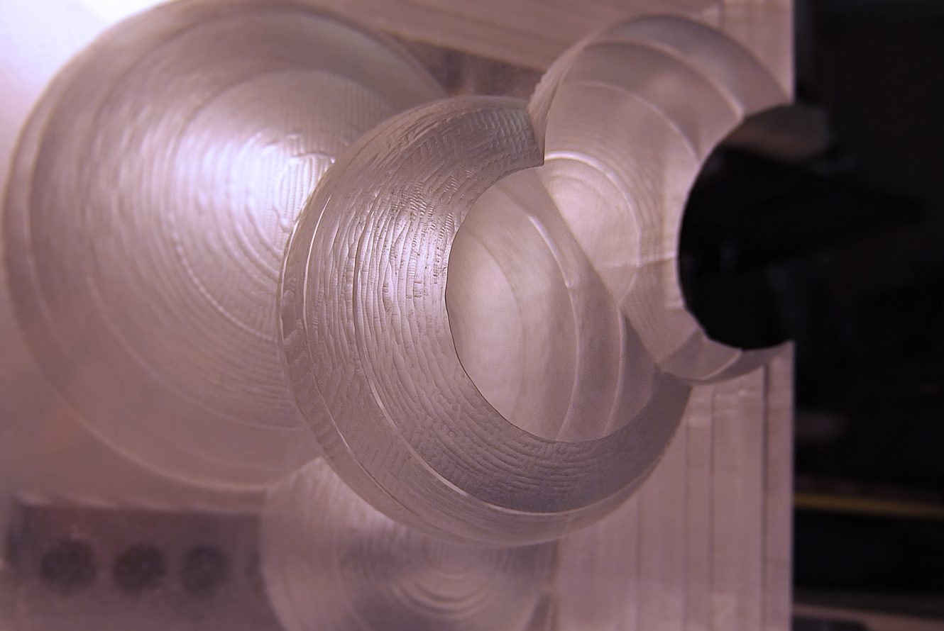 CNC Routing Acrylic Sections