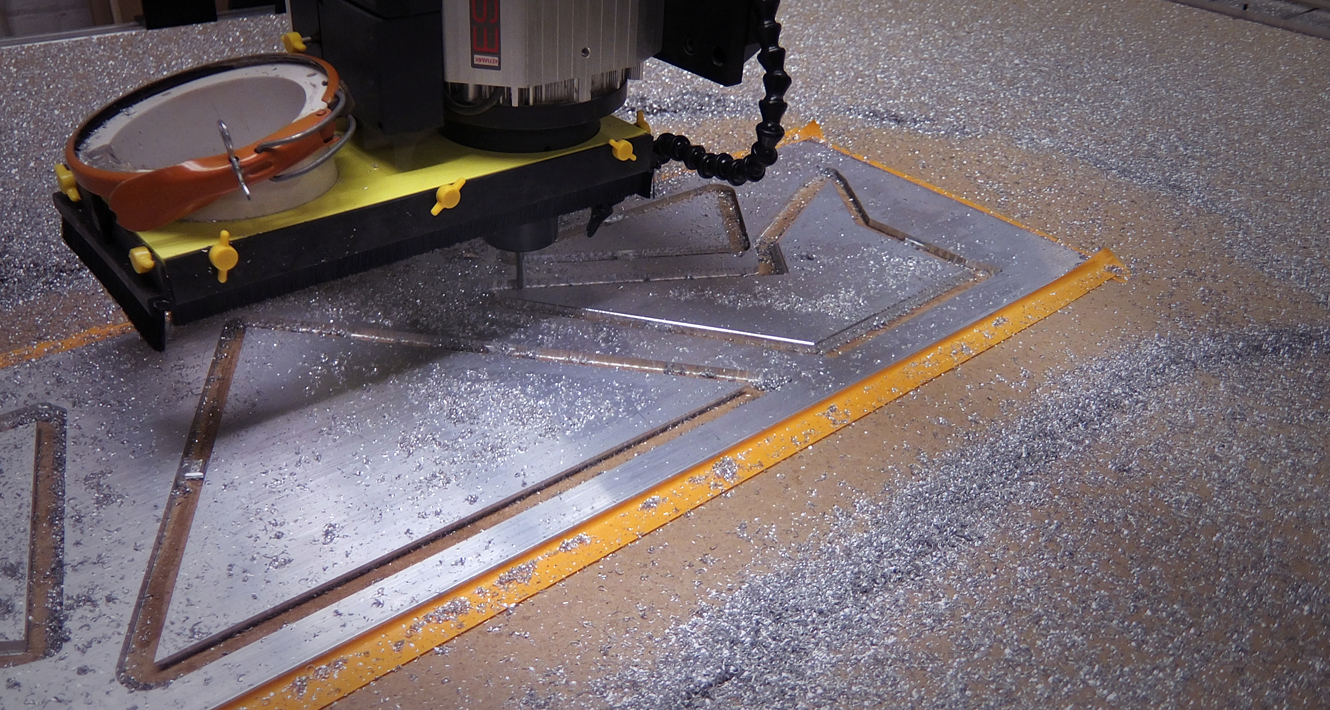 CNC Routing Aluminum Parts