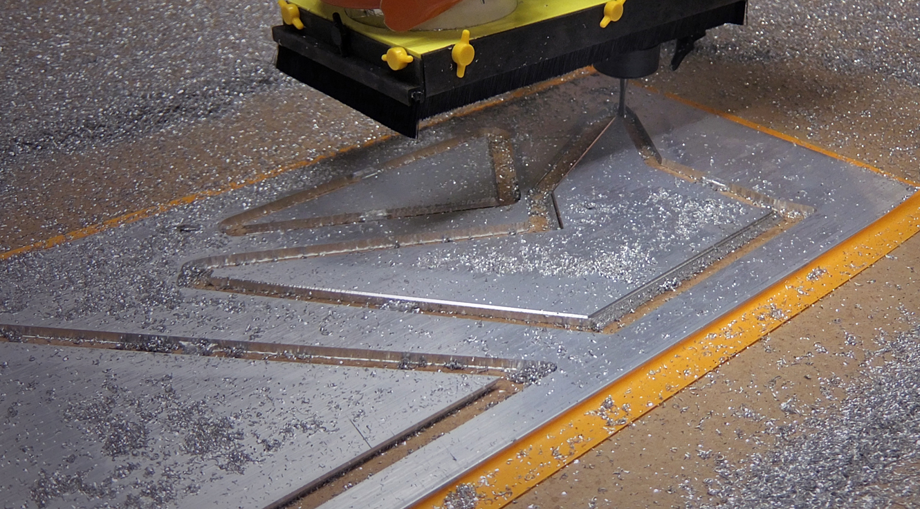 CNC Routing Aluminum Parts