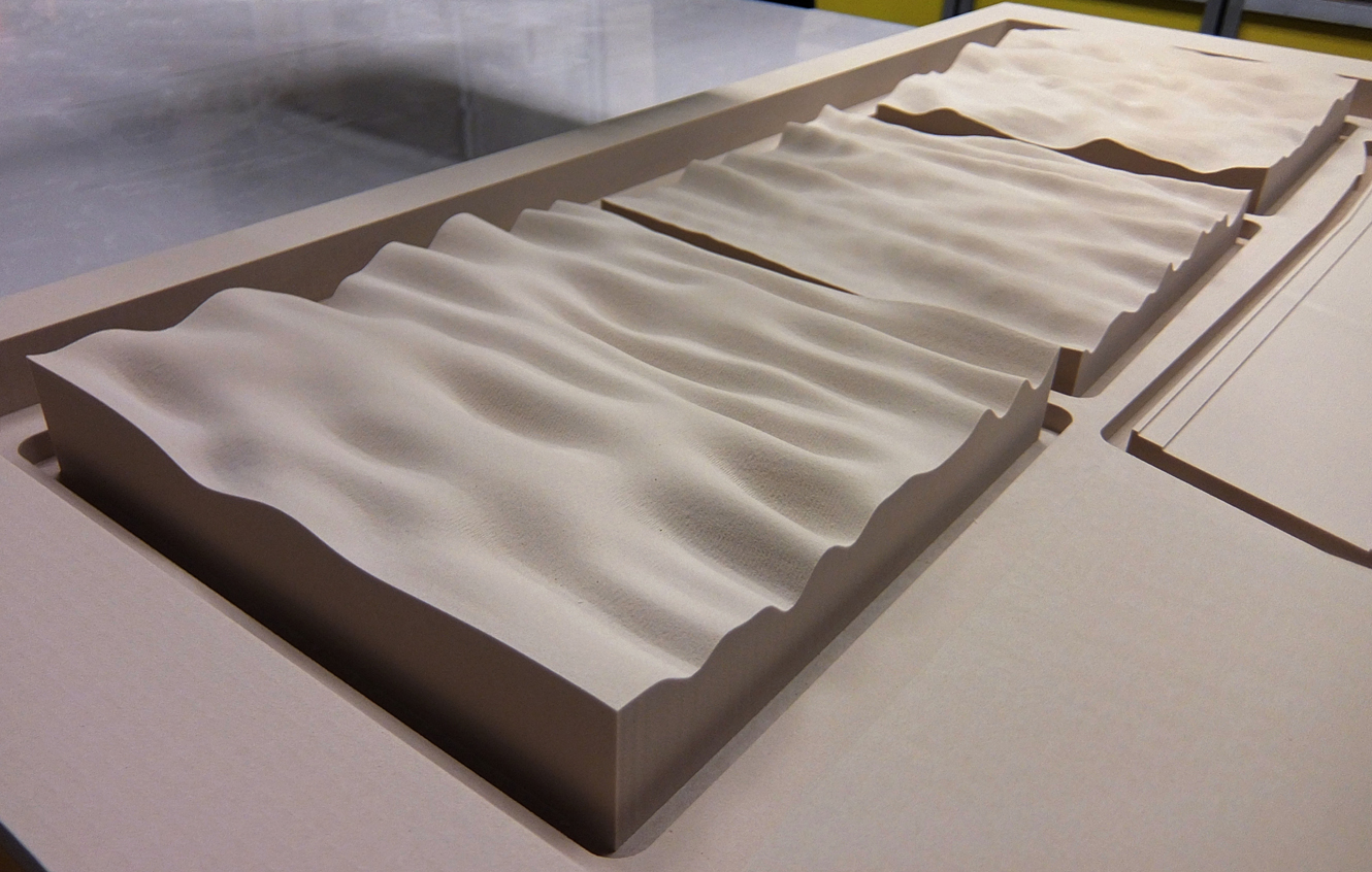 CNC Prototype Patterns in Foam