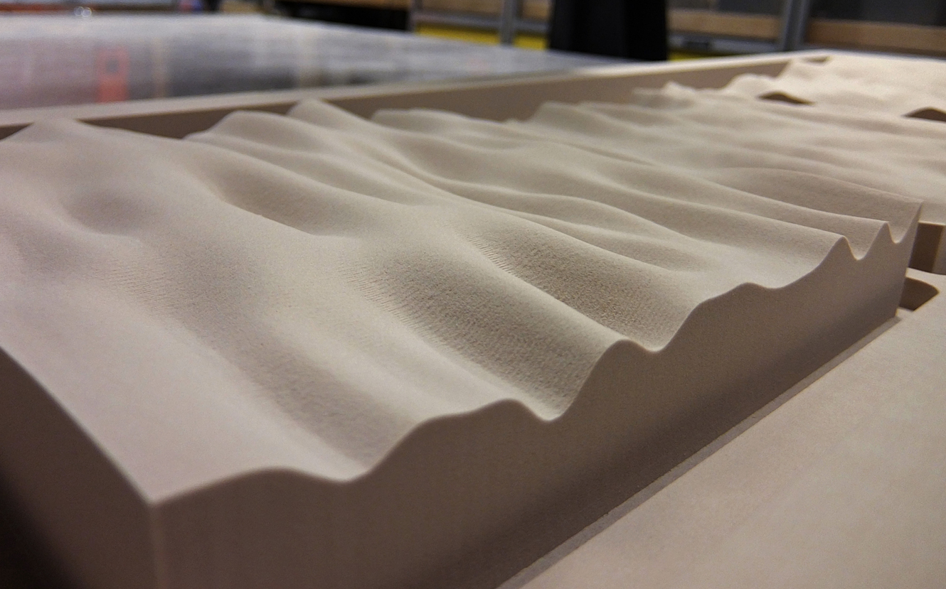 CNC Prototype Patterns in Foam