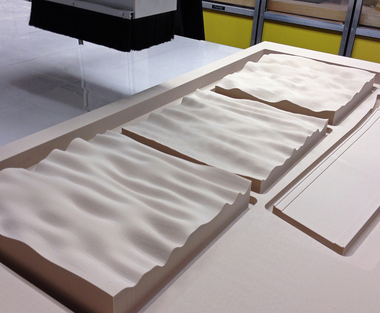 CNC Prototype Patterns in Foam