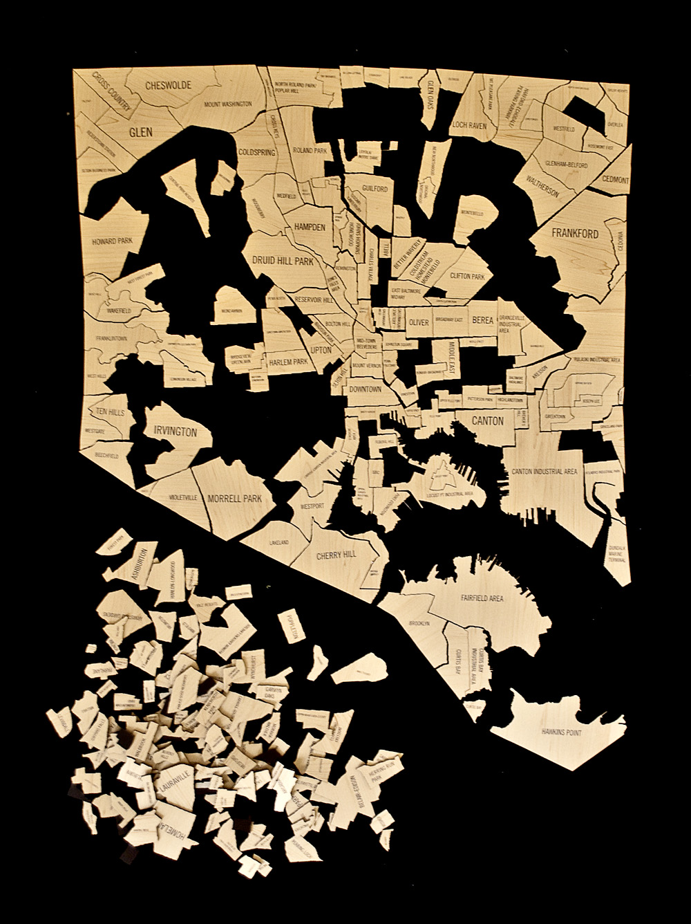Baltimore Neighborhoods Puzzle
